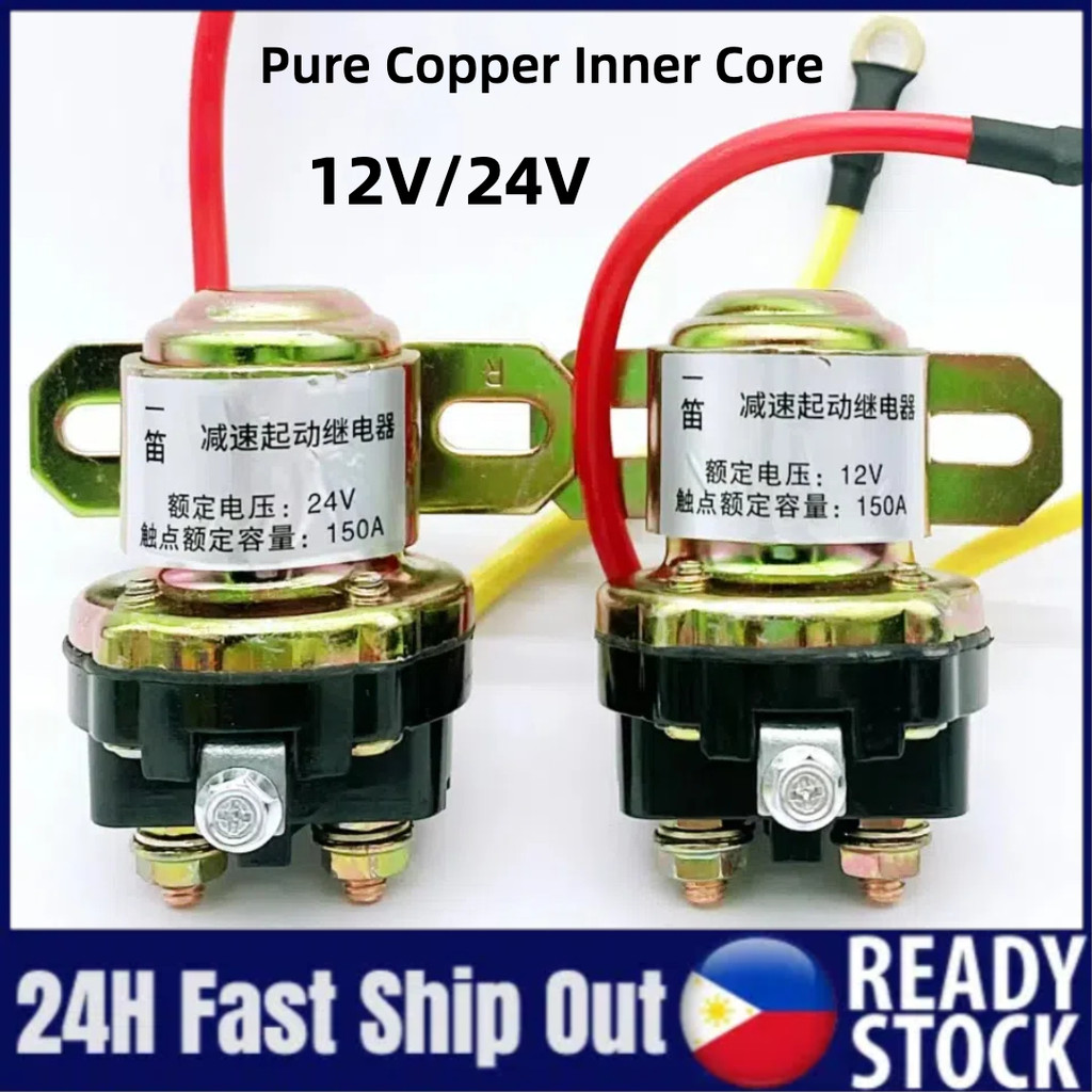 Car High Power Starting Relay Truck Current Start Relay Car Gear Motor ...