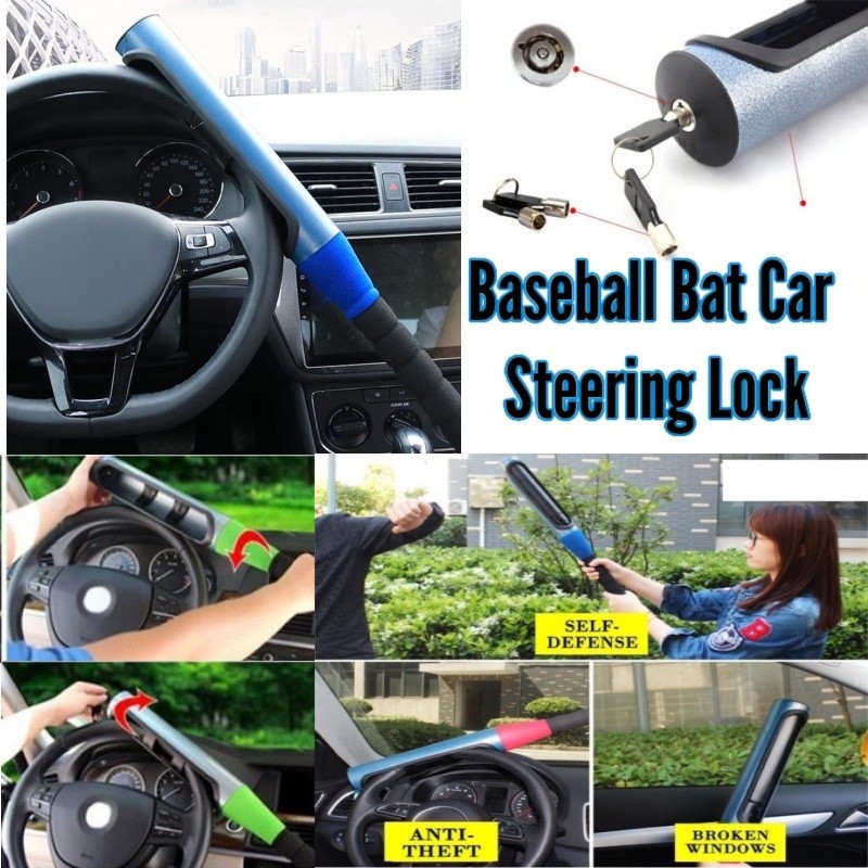 Steering Lock Baseball Lock Car Lock Steering Kunci Stereng Steering ...
