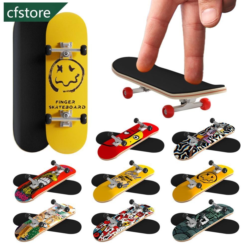 CFSTORE Wooden Fingerboard Fingerboard Set Finger Scooter Finger Skate ...