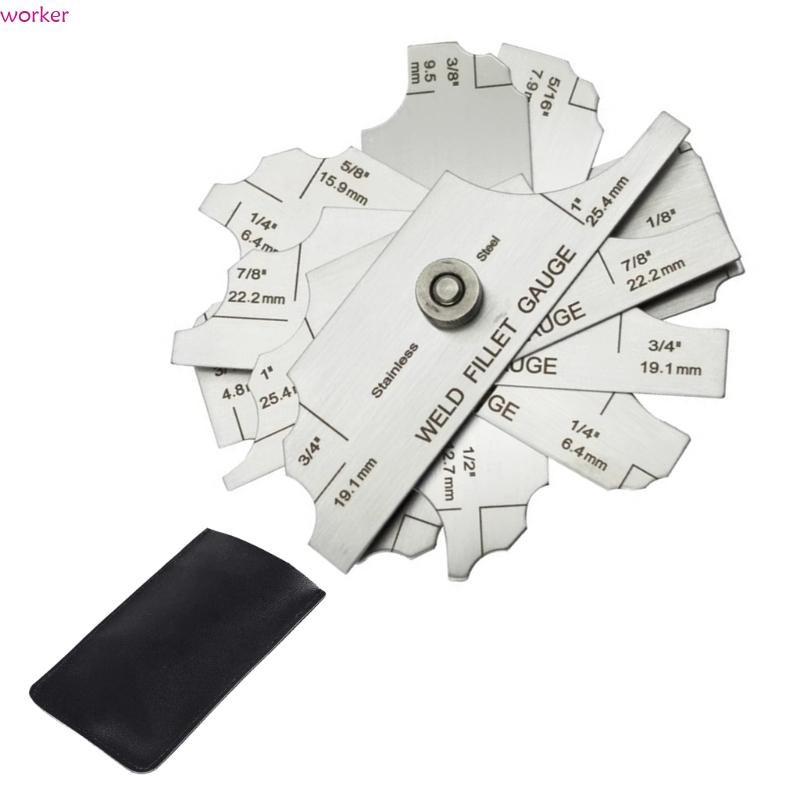 Wor* Stainless Steel Fillet Weld Inspection Gauge Set for Construction ...