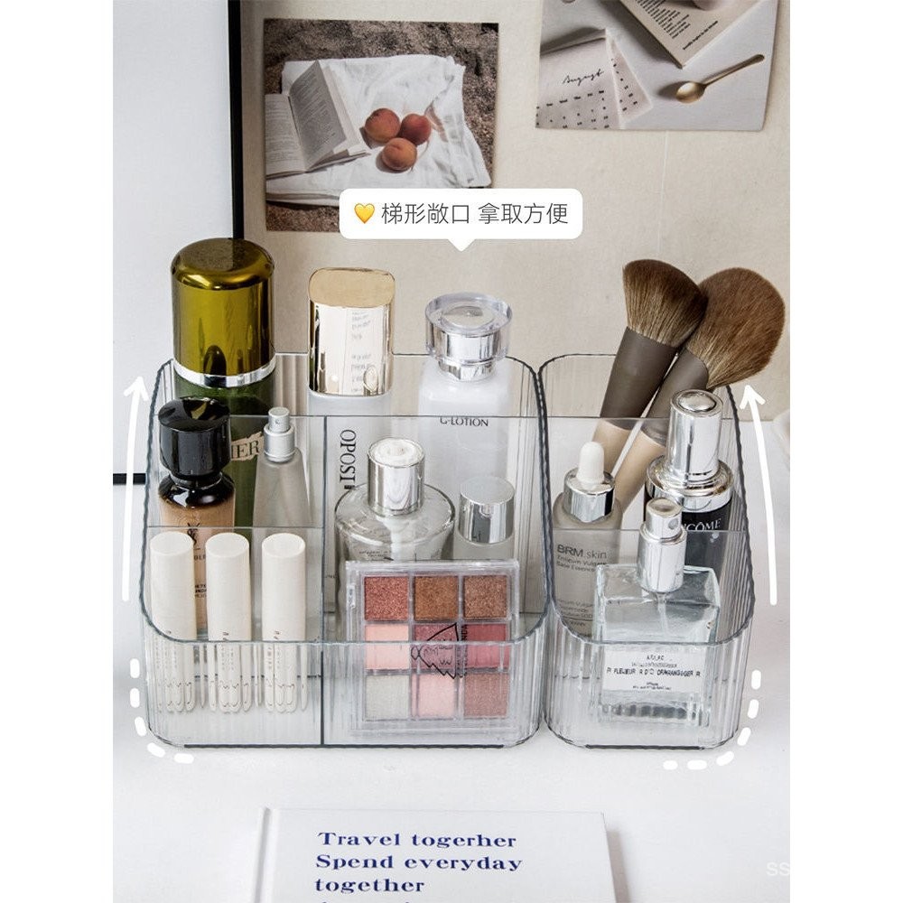 {Produk baru} Kotak simpanan kosmetik split-grid jenis laci akrilik ...