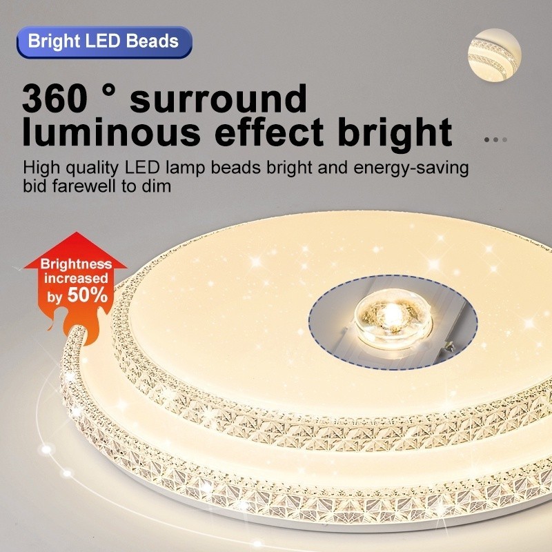 Led Ceiling Light Modern Lampu Siling Ruang Tamu Acrylic Ultra Ceiling ...