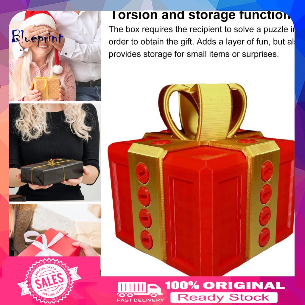 ☞BP Storage Container with Twist Feature Tricky Prank Gift Box with ...