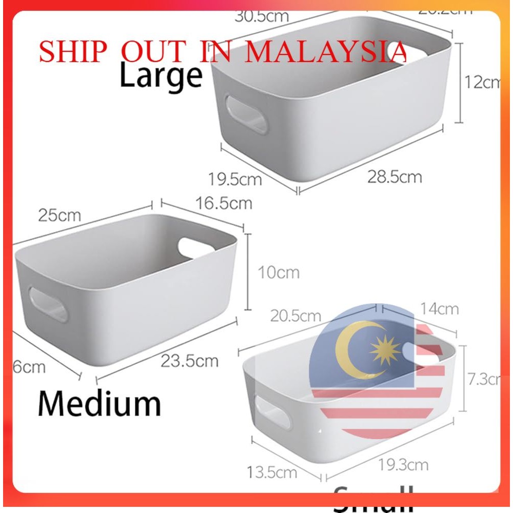 Thick Storage Box Home Muji Storage Organizer Toy Container Basket ...