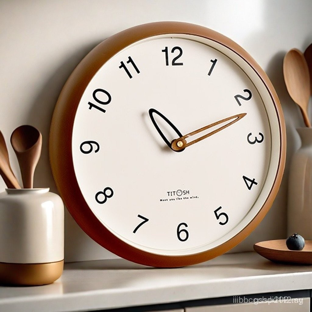 Living Room Wall Clock Wall-Mounted Home Instafamous Design Sense High ...