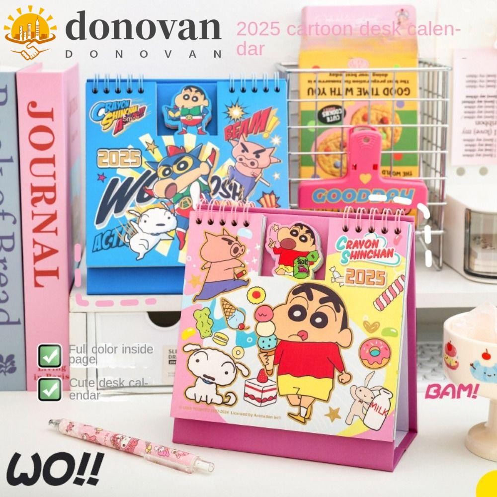 DONOVAN Anime Desk Calendar, Crayon Shin-chan Nohara Shiro 2025 ...