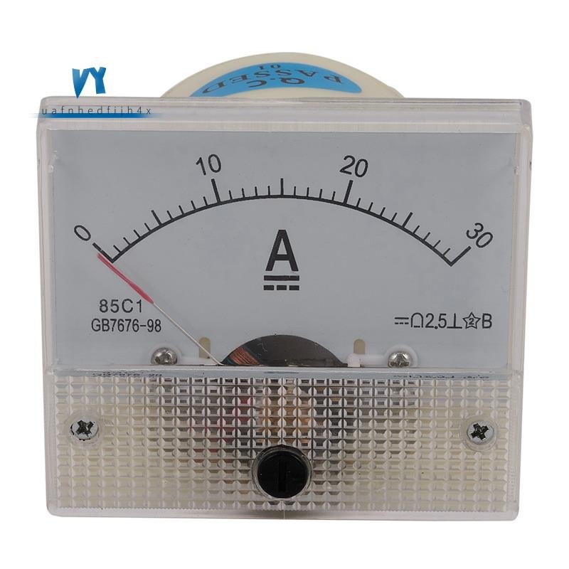 85C1-A Dc Analog Ampere Meter Panel Meter Gauge 30A Amp Gauge Current ...
