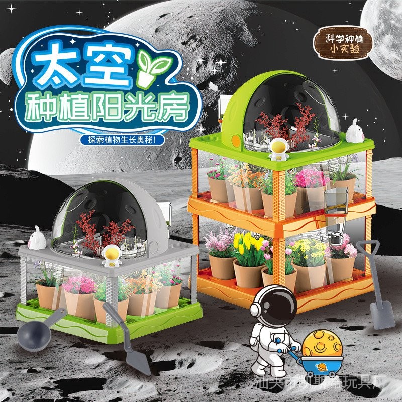Children Planting Small Potted Plants Science Small Experiment Set Sun ...