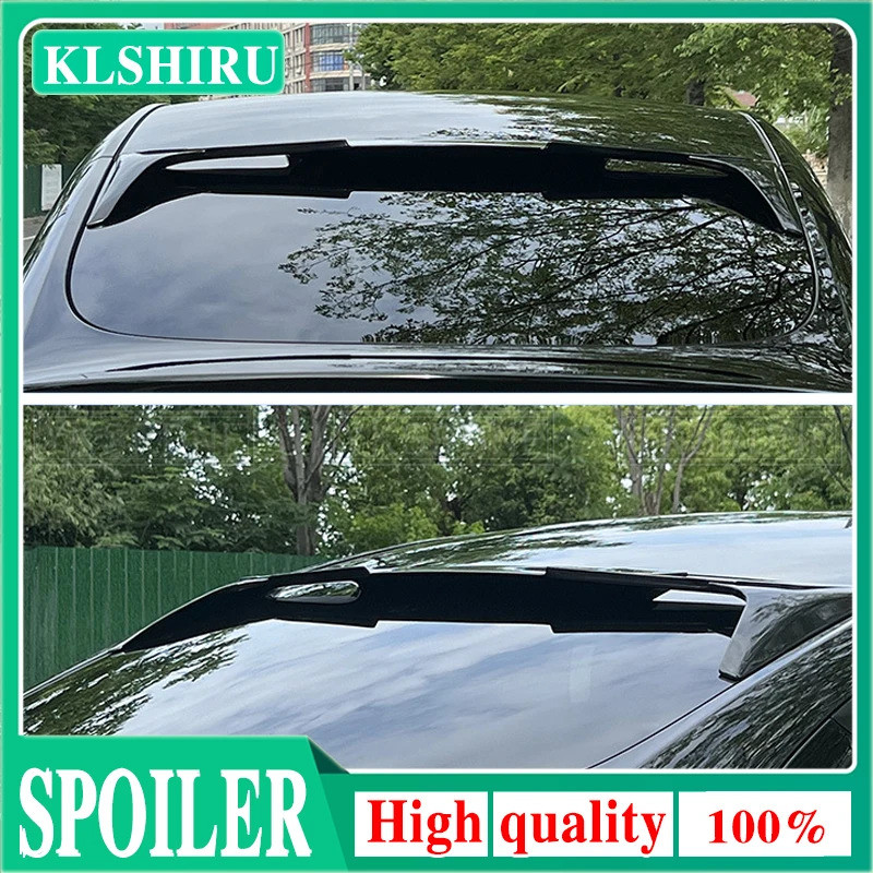 For Tesla Model Y Roof Spoiler ABS Material Car Rear Wing Rear Roof ...