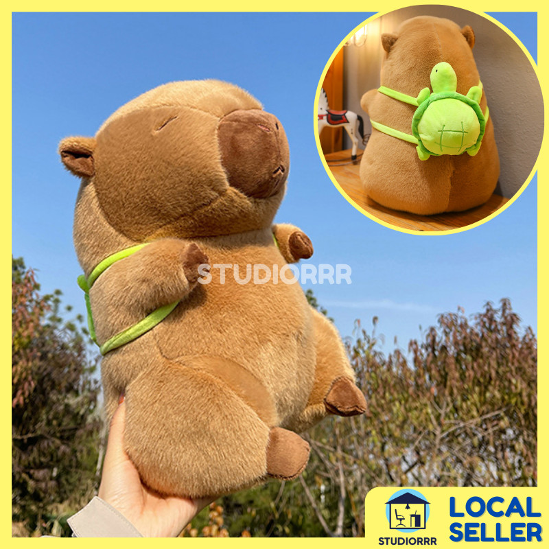 45/55CM Cute Capybara Plush Dolls Children Plushies Gift Toys Anak ...