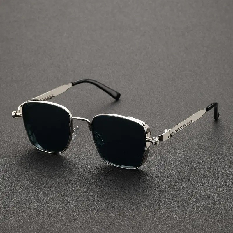 Trendy Classic Small Square Frame Sunglasses for Men Women New Fashion ...