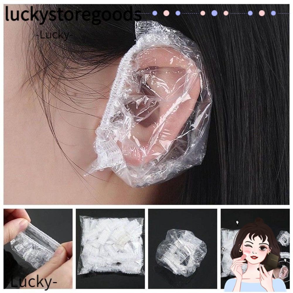 LUCKY Disposable Ear Cover Household Onetime Hair Dyeing Tool Cleaning ...