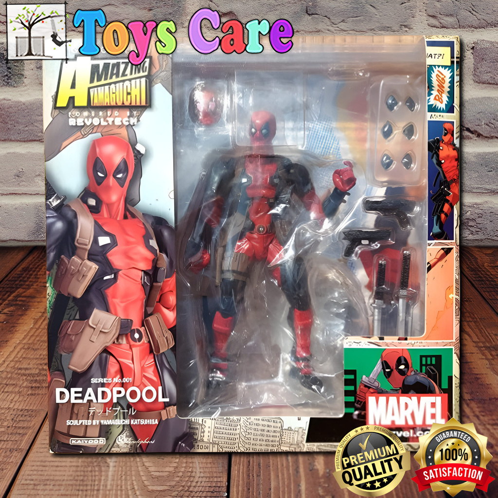 Revoltech Figure Deadpool Ver 1.0 Yamaguchi Original Kaiyodo | Shopee ...