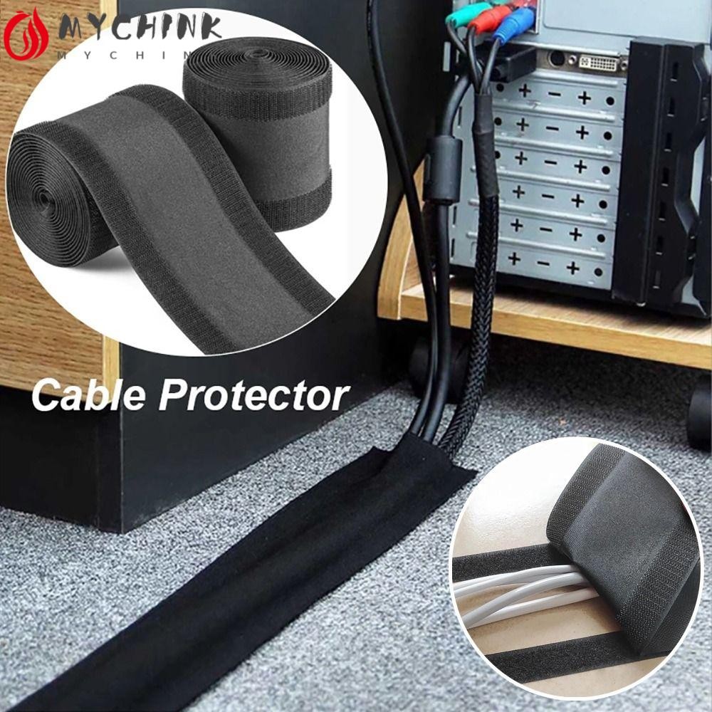 CHINK 1Roll Cable Cover, Floor Blanket Nylon Sticky Wire Protection ...