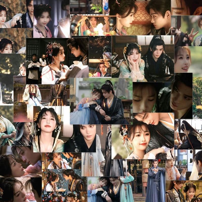 126张永夜星河丁禹兮虞书欣高颜值超甜CP贴纸凌妙妙慕声周边贴画126 Yongye Xinghe Ding Yuxi Yu Shuxin Gao20241122 | Shopee Malaysia