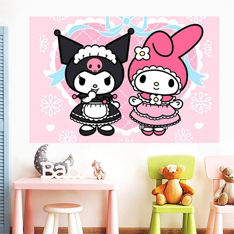 Melody Melody Cartoon Cute Stickers Self-Adhesive Posters Children's ...
