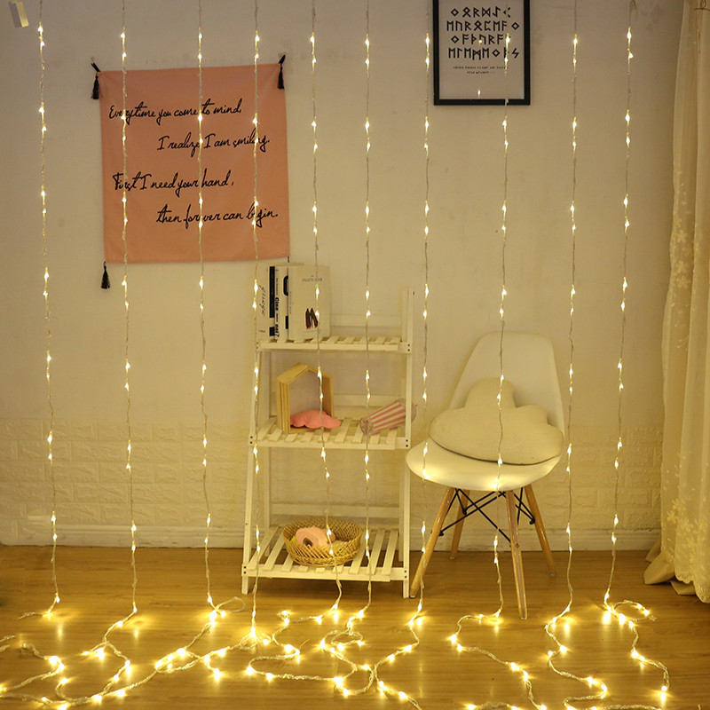 Lampu Air Mengalir LED Lampu Berwarna-warni Lampu Rentetan Berkelip ...