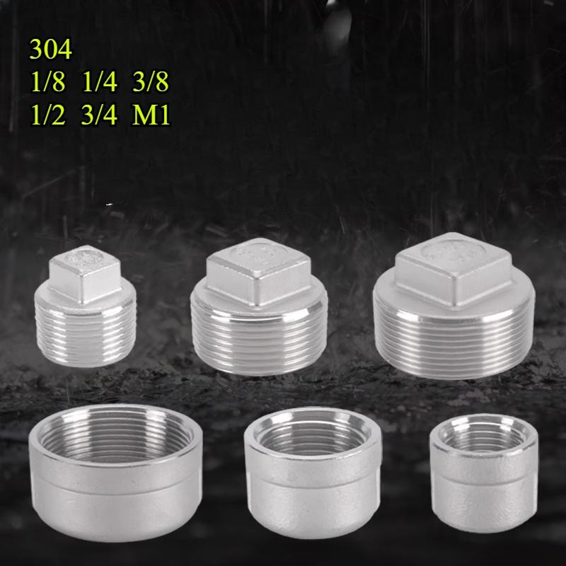 304 Stainless Steel Outer Wire Plug Water Pipe 4 Points Inner Wire Plug ...