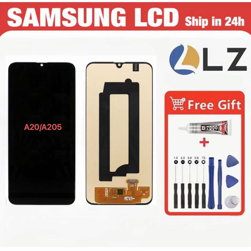 Samsung A20 A205 Screen Assembly OLED/TFT LCD Display | Shopee Malaysia