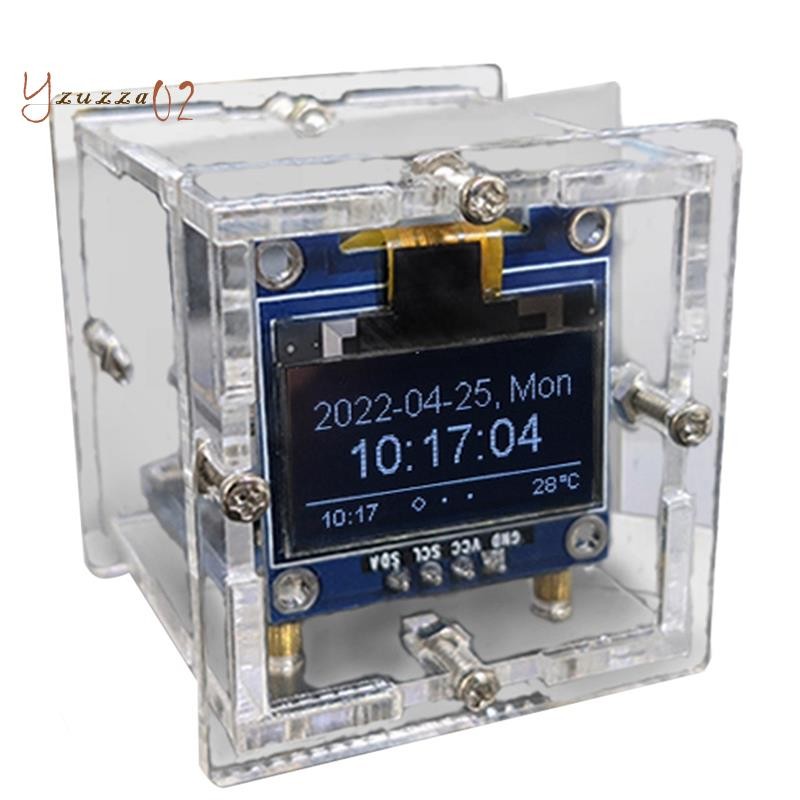 ESP8266 DIY Electronic Kit Mini Clock OLED Display Connect with Shell ...