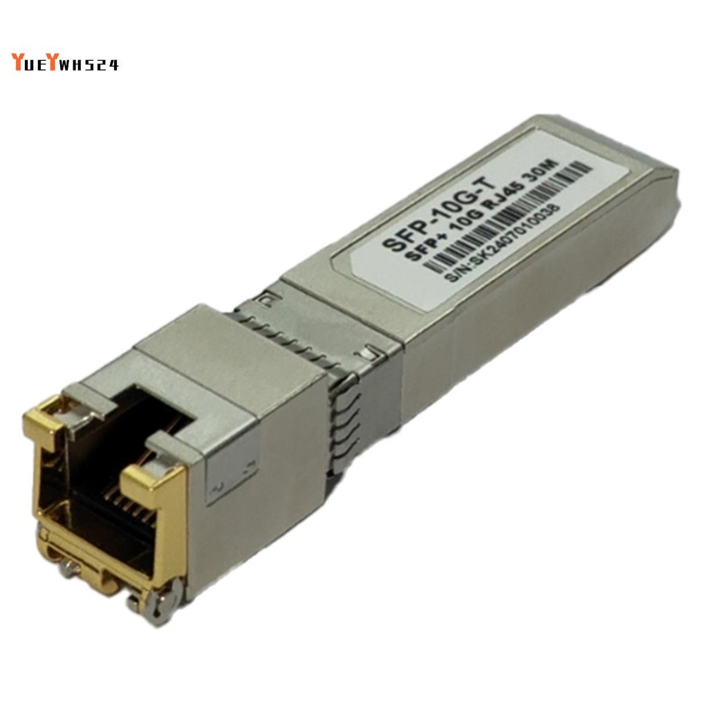 10G SFP + to Rj45 30m Self-Adaption 10G/5G/2.5G Optical Module ...