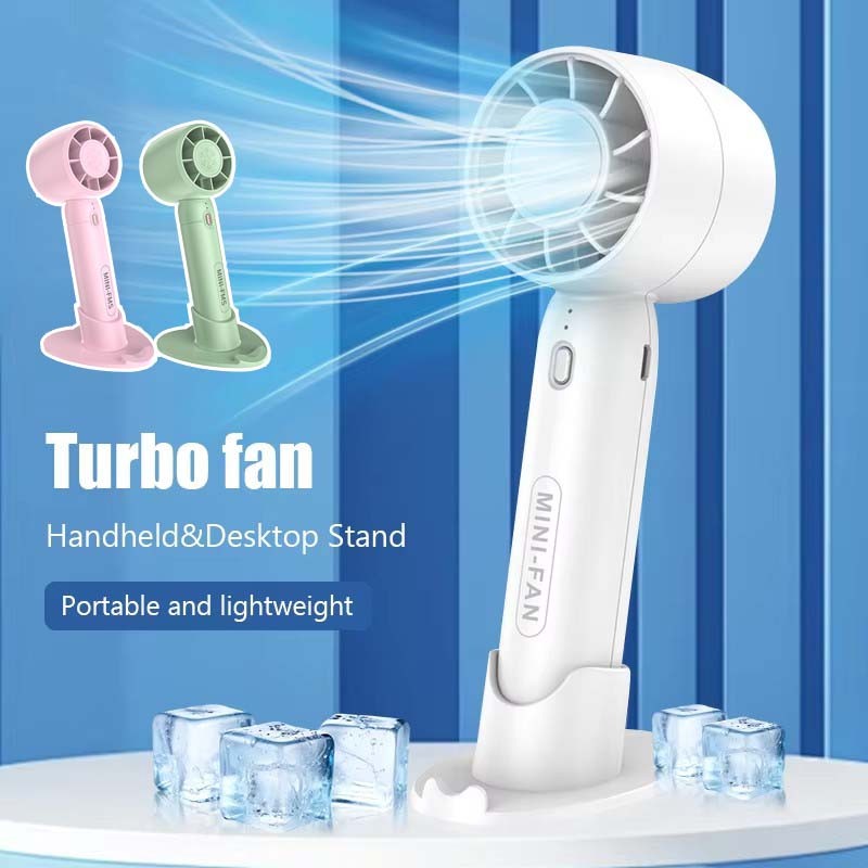 Mini Fan USB Rechargable Fan Desktop Fans Handheld Fan Portable ...