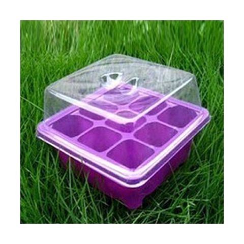 现货 Transparent 9-hole 10-hole 12-hole seedling box seedling box three ...