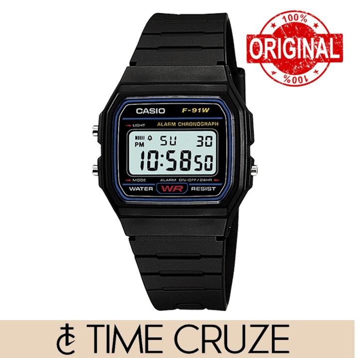 [Time Cruze] Casio NS Classic Army Digital Men Kids Watch F-91W-1D F91 ...