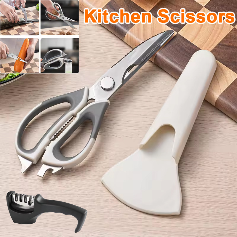 Kitchen Scissors Detachable Gunting Dapur Heavy Duty Stainless Steel ...