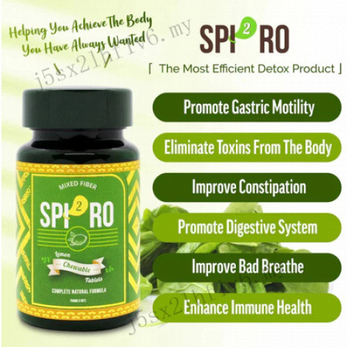 [READY STOCK] Spiro Detox Supplement 100% Original EXP2025 with and Q*R ensure essentials ...