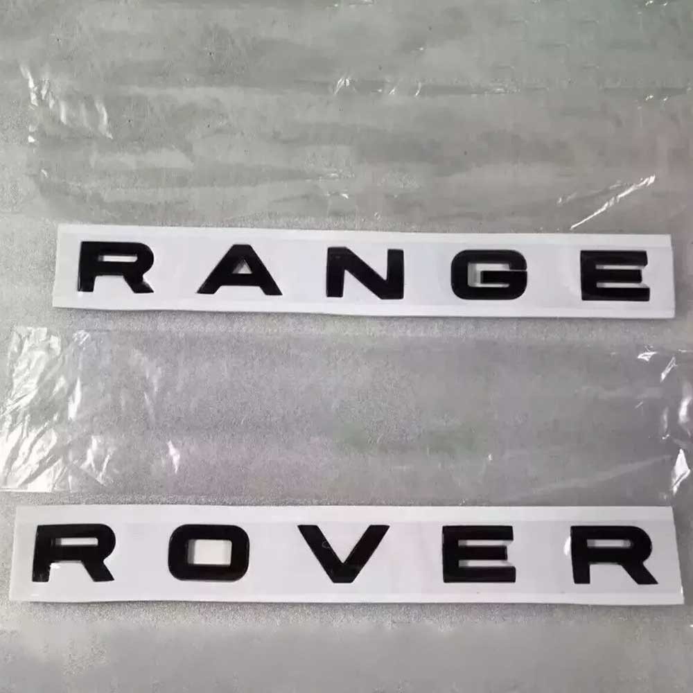 Range Rover Letters Emblem Car Stickers Evoque Velar Sport SVR Rear ...