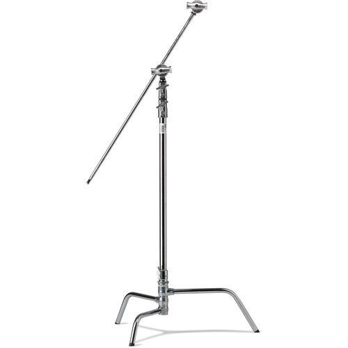 Kupo 40″ Master C-Stand with Turtle Base Kit / Sliding Leg Kit (Silver) | Shopee Malaysia