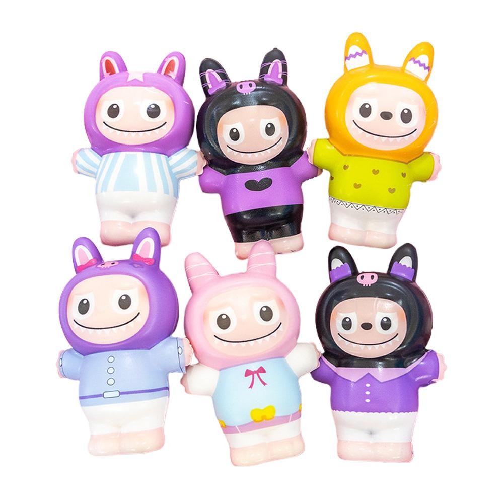 Powerpuff Girls Labubuu Pinch Toys Crybaby Decompression Relieving Slow ...