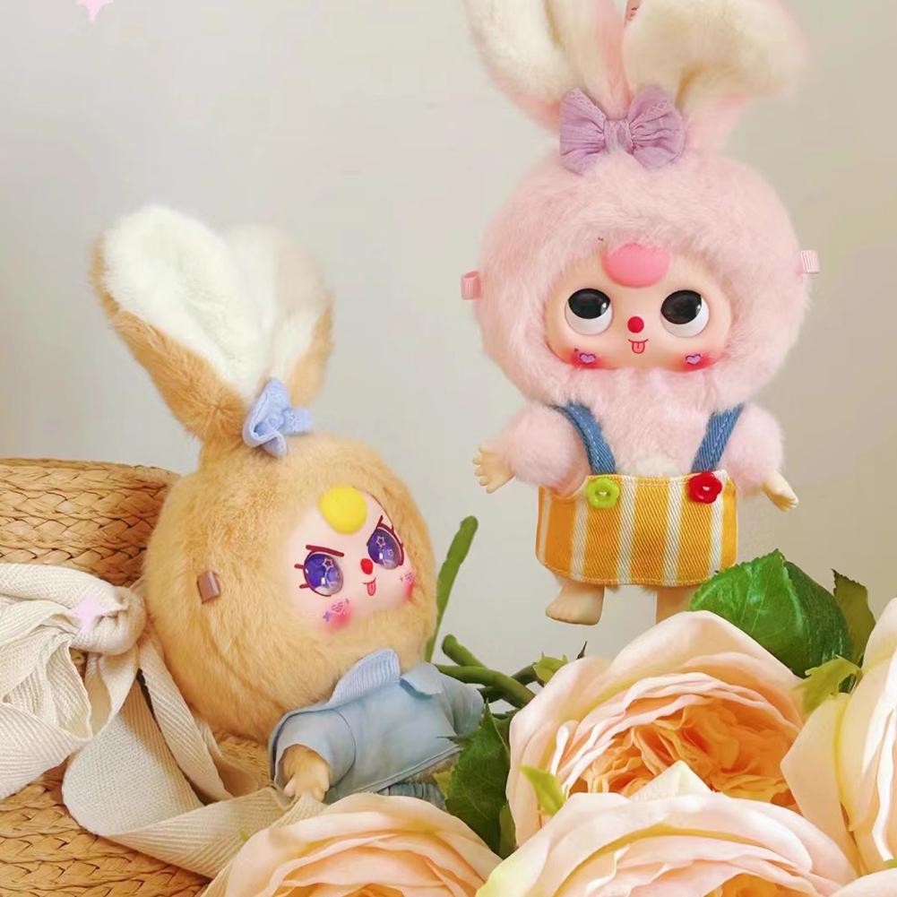 【FYG】 Genuine Baby Three Macaron Little Rabbit Series Plush Blind Box ...