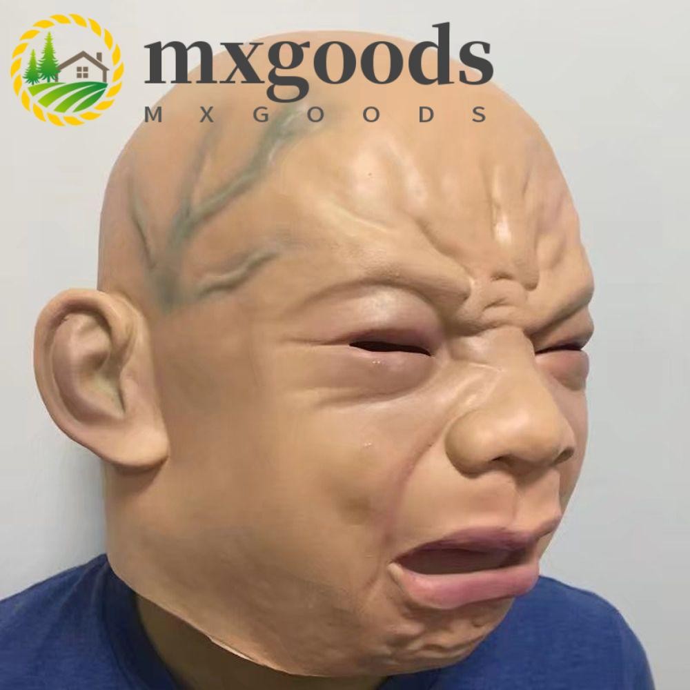 MXGOODS Latex Mask Funny Doll Halloween Costumes Horrors Human Party ...