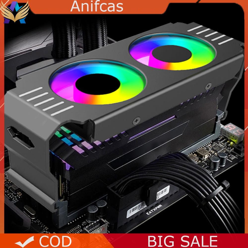 D50 RAM ARGB Sync Heatsink Cooler Memory With Dual PWM Cooling Fan For DDR4 DDR5 | Shopee Malaysia