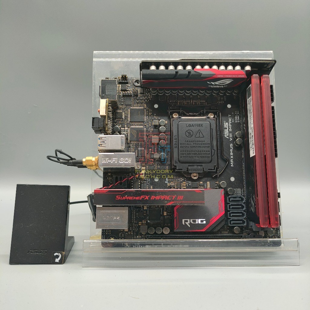 Asus MAXIMUS VIII IMPACT Mini ITX LGA1151 Motherboard C/W ROG DDR4 RAM ...