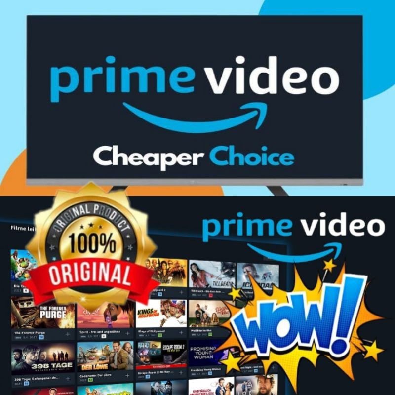 Prime Video Amazon Prime Video Account Premium Original Malaysia TV ...