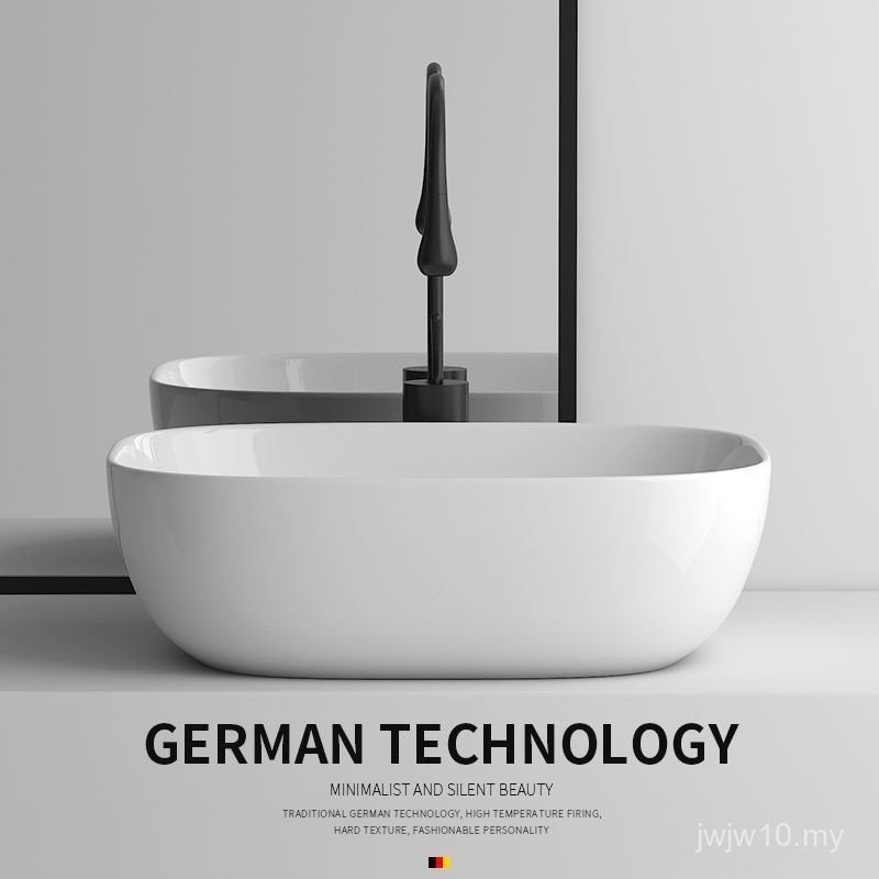 German Modern Simple Basin Countertop Basin Household Countertop Single ...