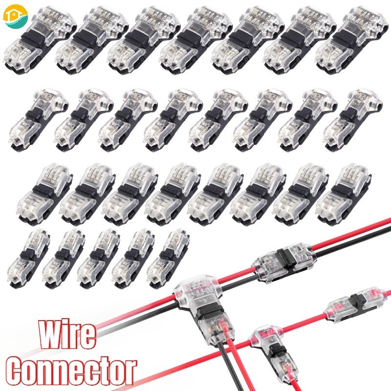 Universal 22-18AWG LED Strip Car Audio Cable Connectors Solderless ...