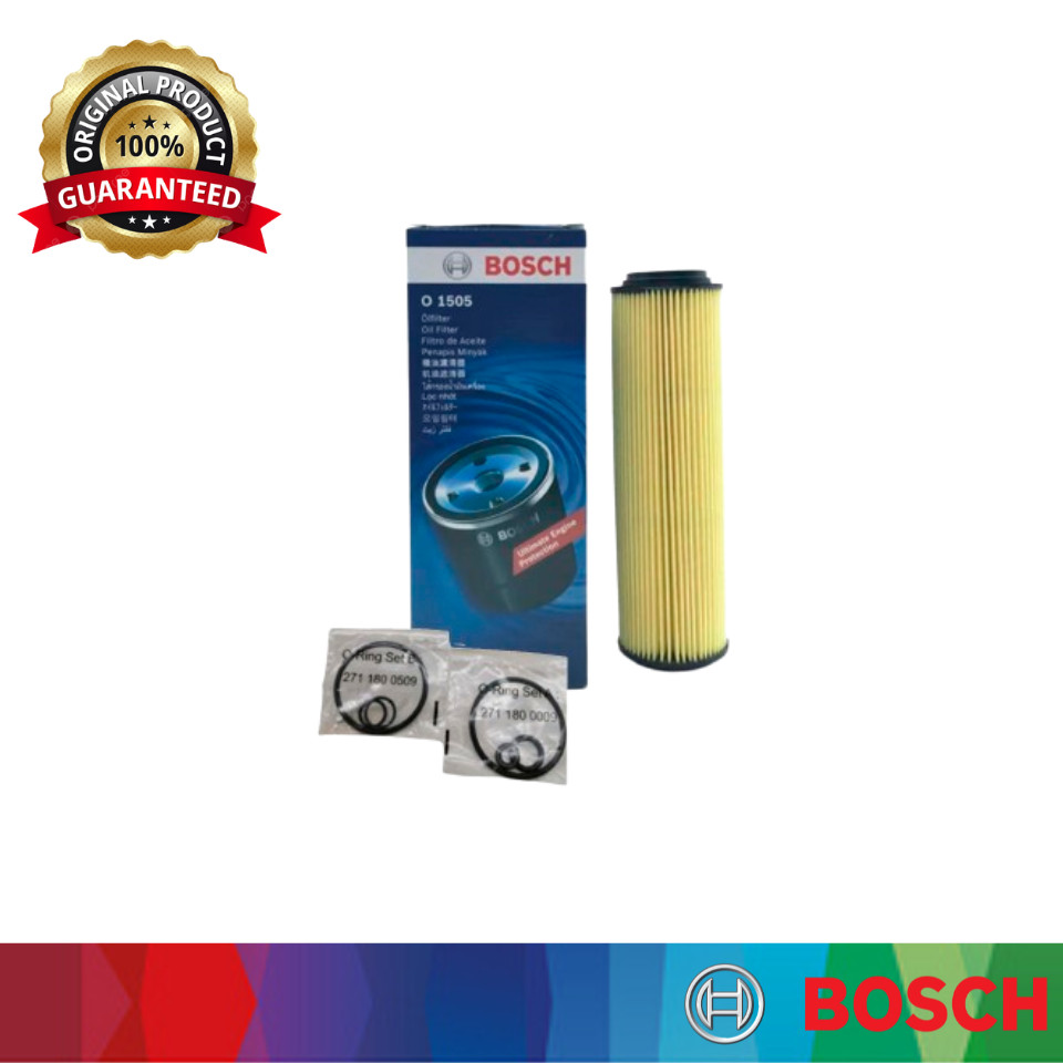 0986 AF1 505 Bosch Oil Filter-Mercedes-Benz M27 W204 S204 C204 W212 S212 C207 A207 R172 | Shopee ...