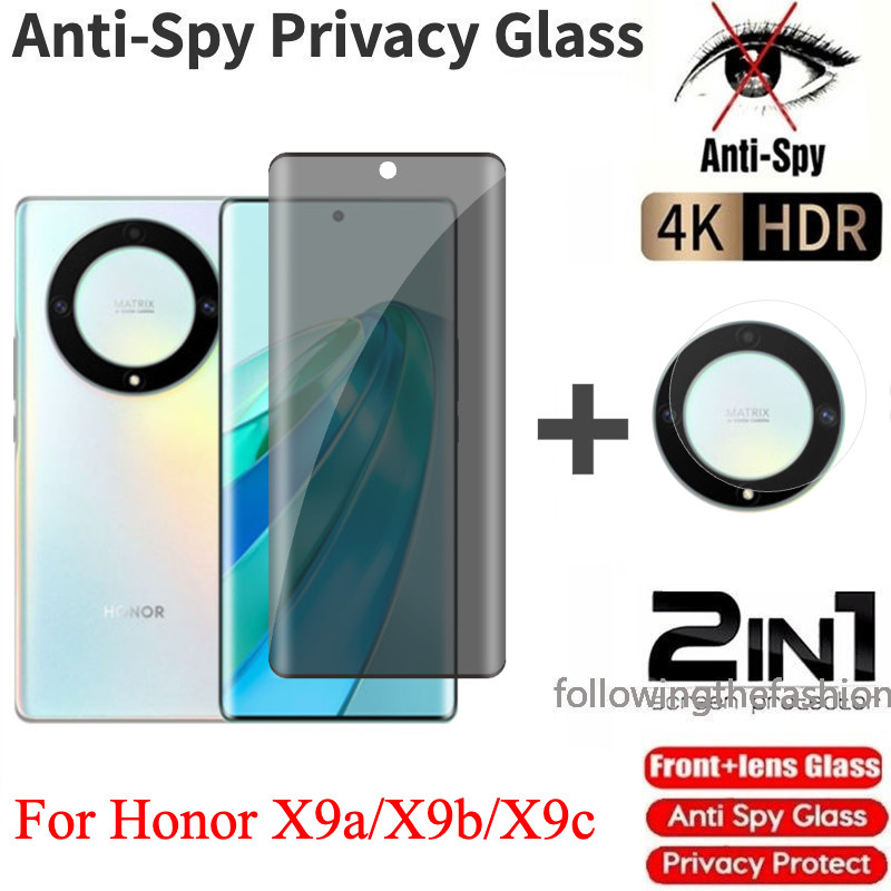 For Honro X9B 5G honor X9B X 9b X9a 4G 5G 2023 Curved Private Tempered ...