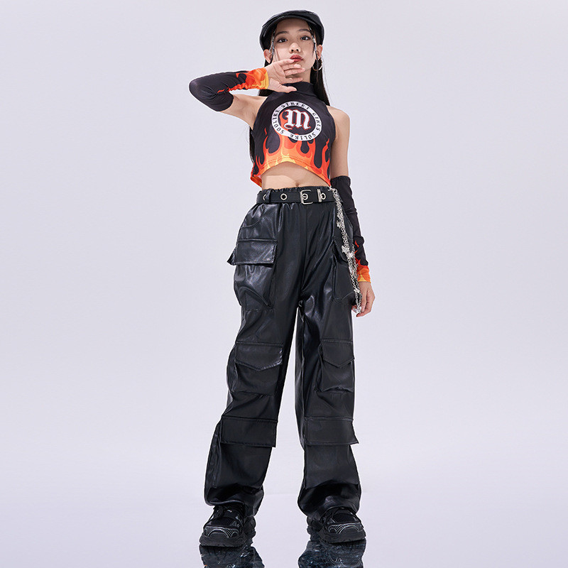 Jazz Dance Costume Girls Trendy Cool Fashionable Children Catwalk Jazz ...