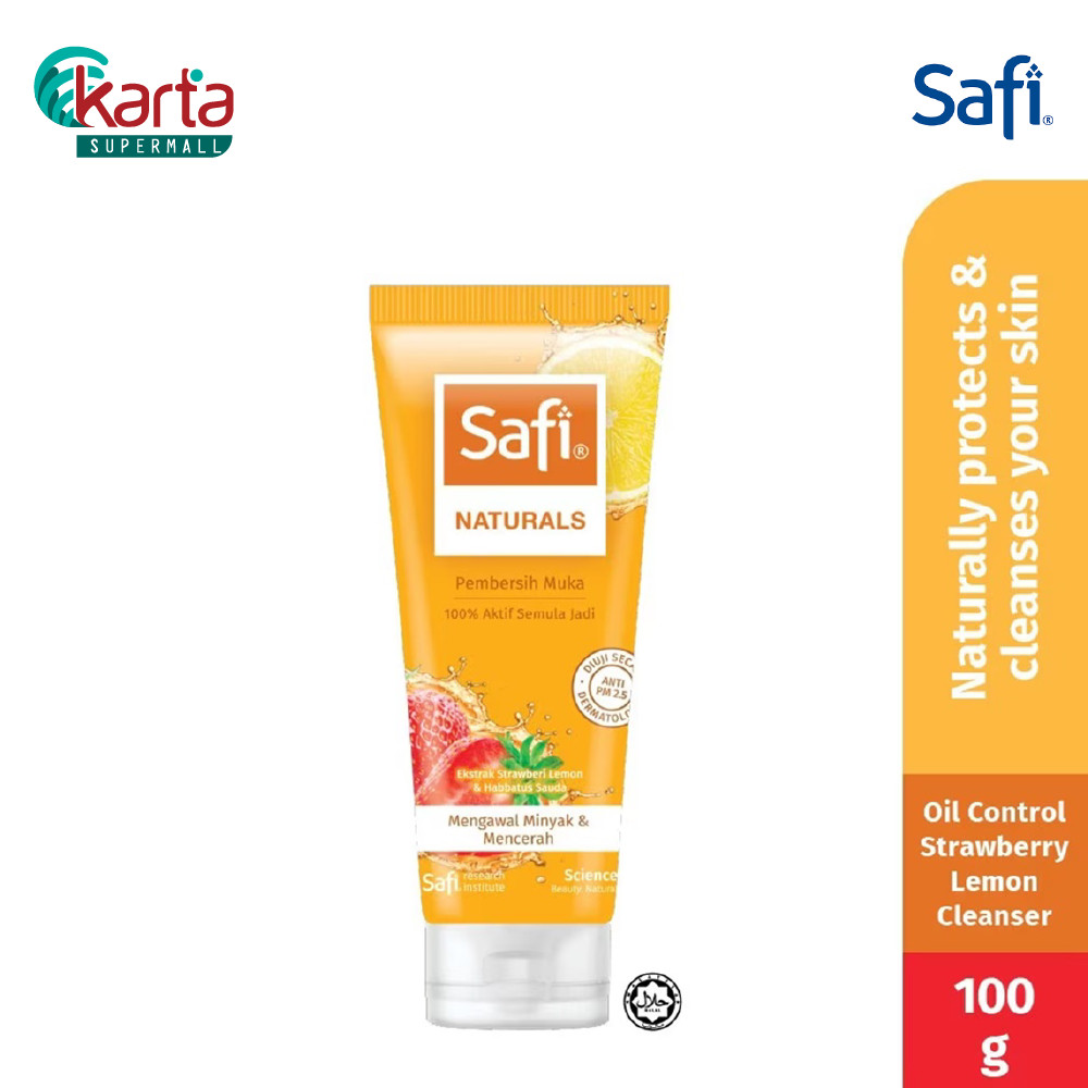 Safi Naturals Oil Control & Brightening Facial Cleanser (100g) | Shopee ...