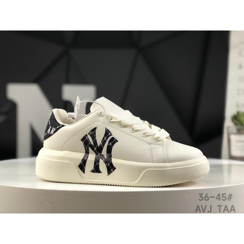 New York X MLB Thick Classic Heel Diameter Letter Combination White ...