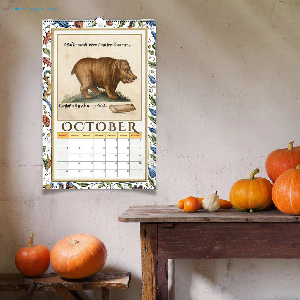 Unique Medieval Animals Calendar Weird Animals Wall Calendar 2025 ...