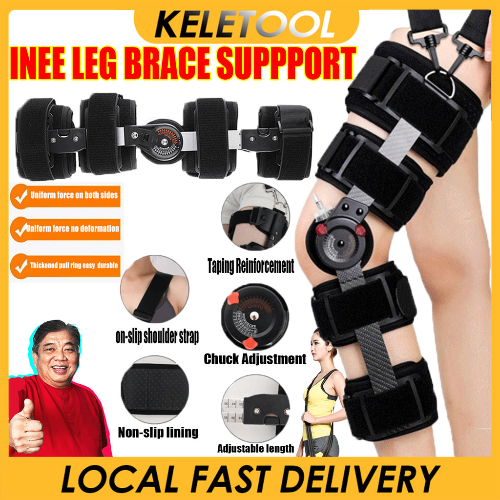 Stabilizer Knee Leg Brace Support Adjustable knee brace with lateral ...