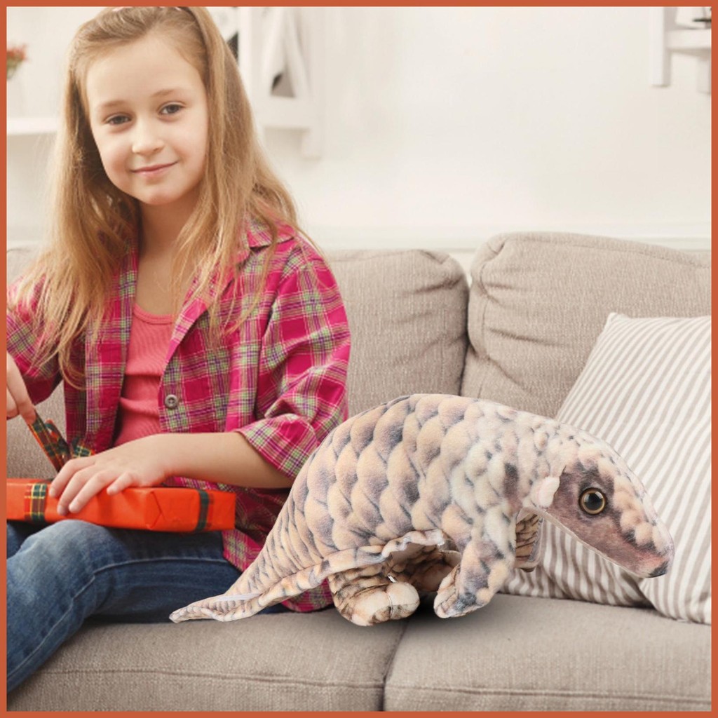 Pangolin Stuffed Animal Simulation Pangolin Comfort Doll Skin-friendly ...