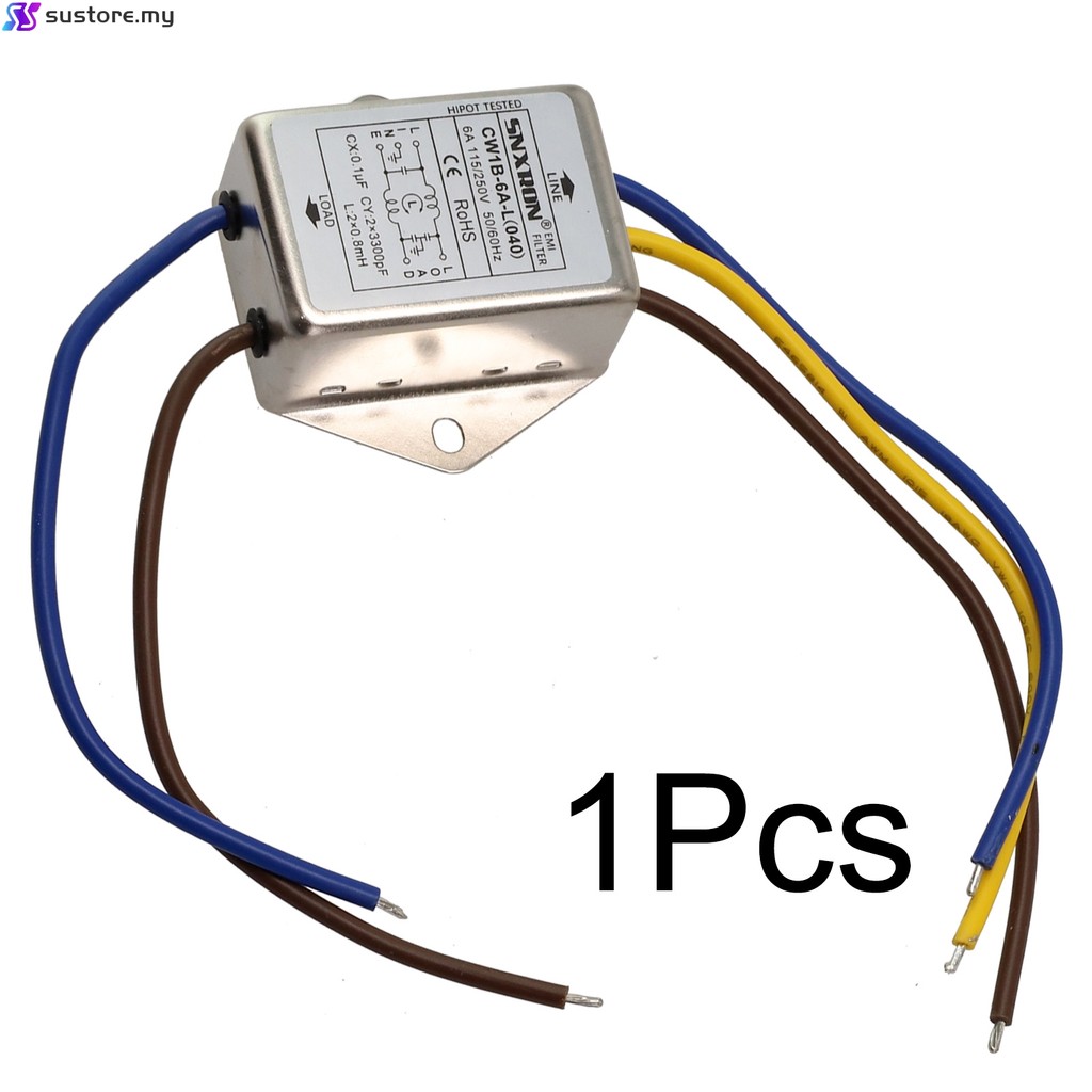 [Super]Anti-Interference AC 250V POwer Filter EMI Line Audio Purifier ...