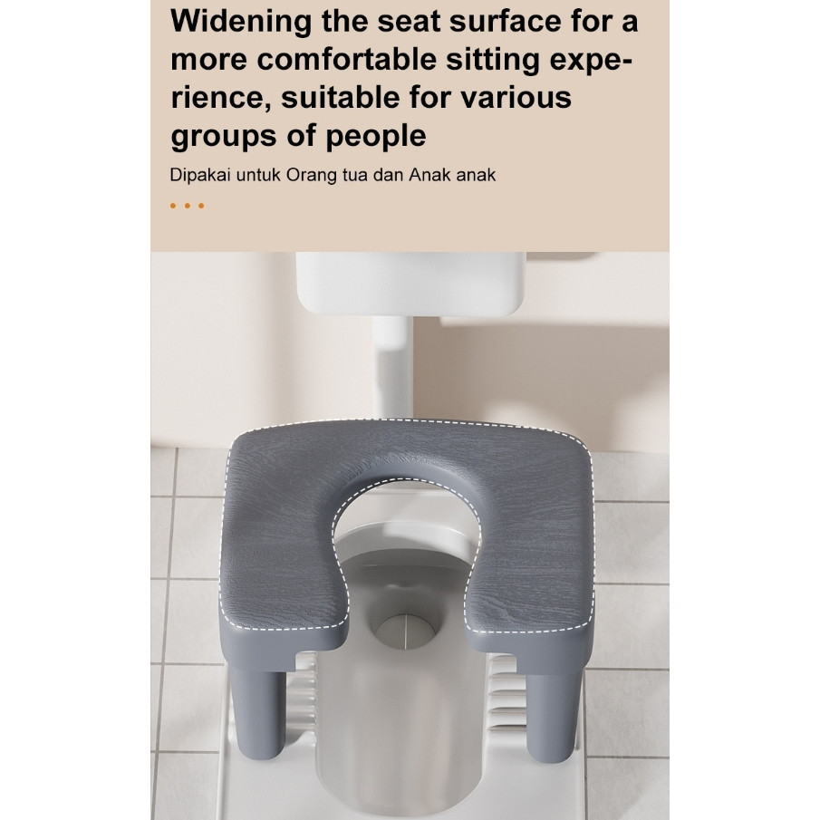 Toilet Squatting Chair Sitting Toilet Portable Plastic Squatting Chair ...